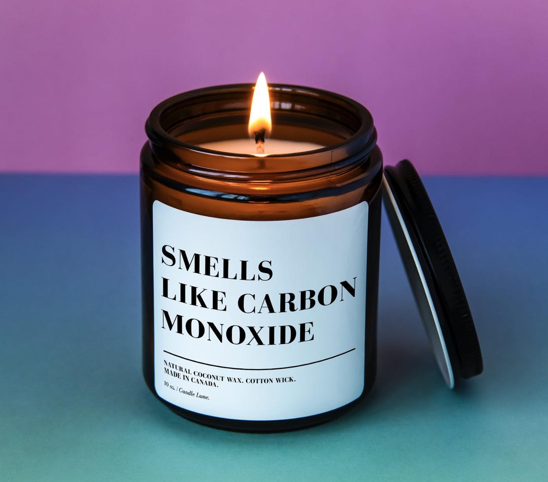 Smells Like Carbon Monoxide Candle: Funny New Home Gift - Etsy