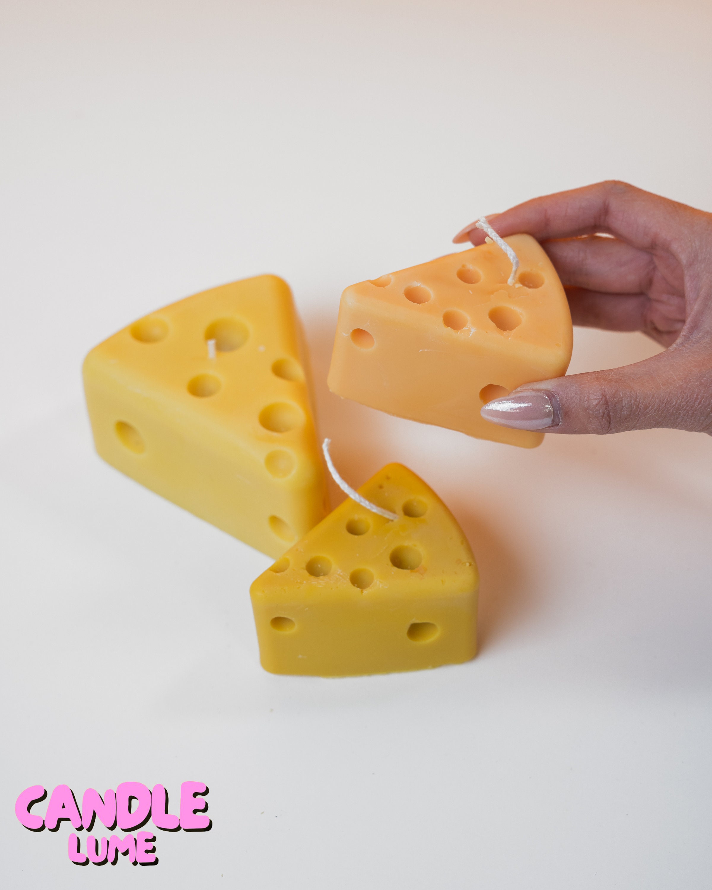 Handmade Beeswax Cheese Candle – Cute Foodie Gift - Etsy