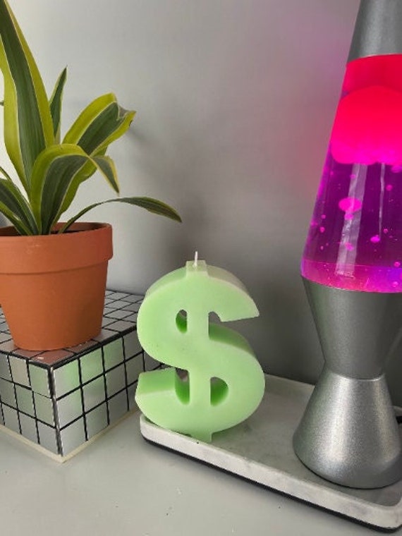 Money Candle / Dollar Sign Candle / Wealth and Abundance / - Etsy