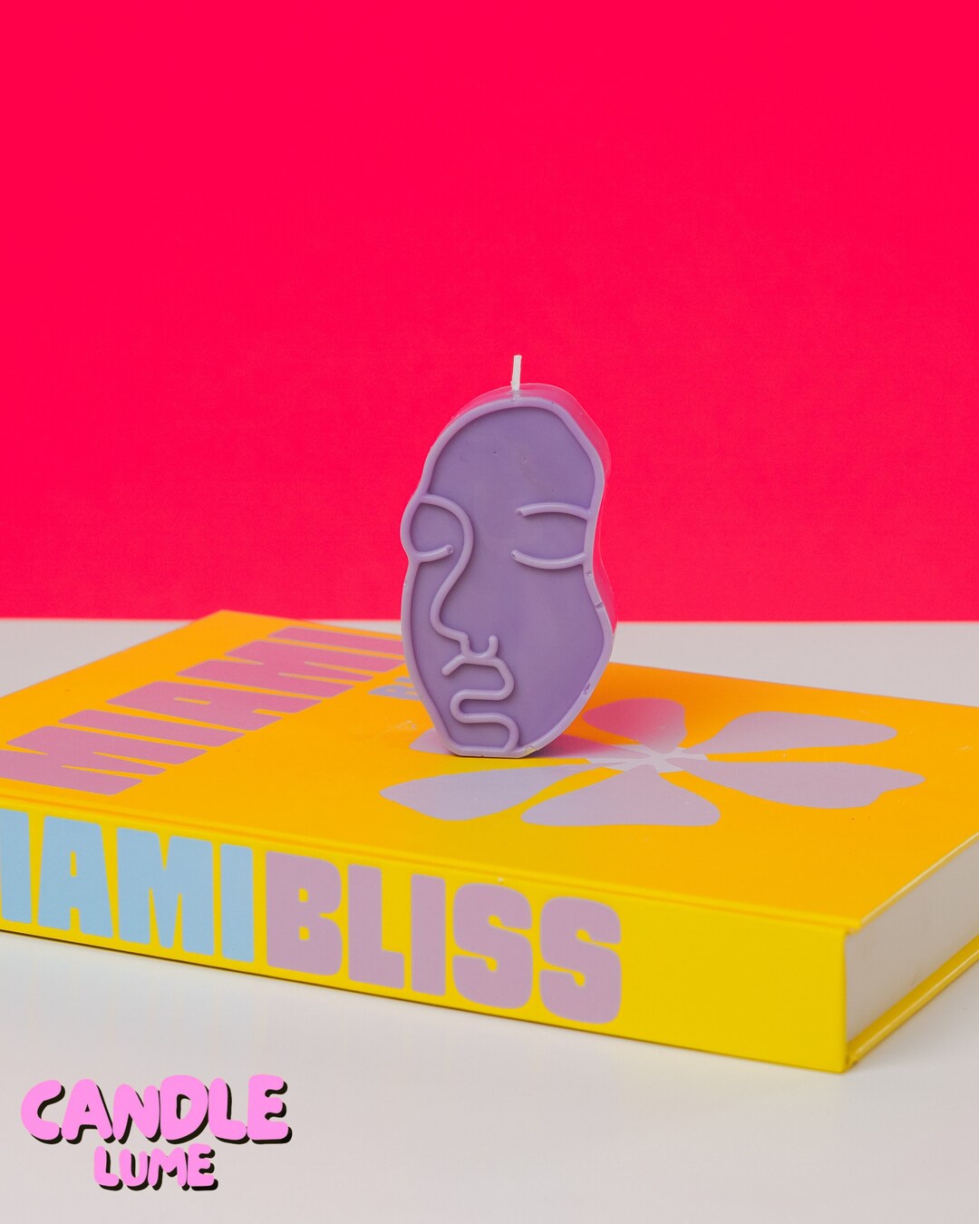 Abstract Face Candle / Face Candle / Home Decor / Bedroom Decor / Cute ...