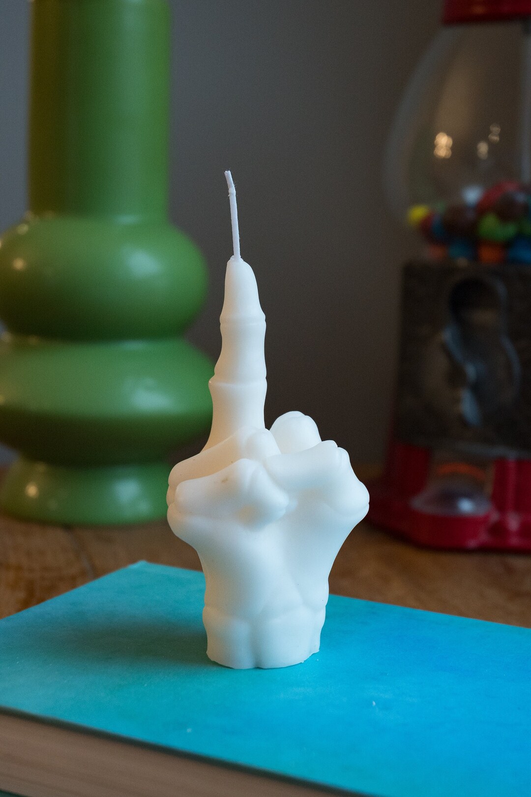 Skeleton Middle Finger Candle / Middle Finger Candle / Fuck You Candle ...