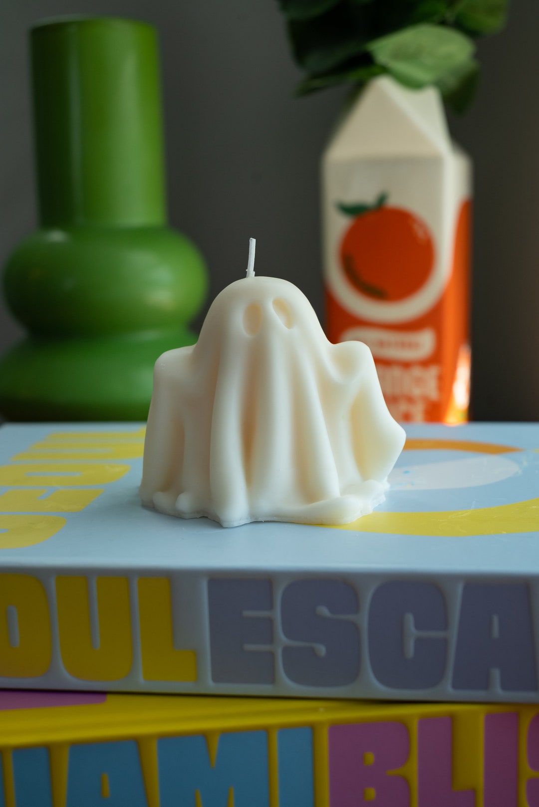 Cute Ghost Candle / Halloween Candle / Ghost Candle / Adorable Candle ...