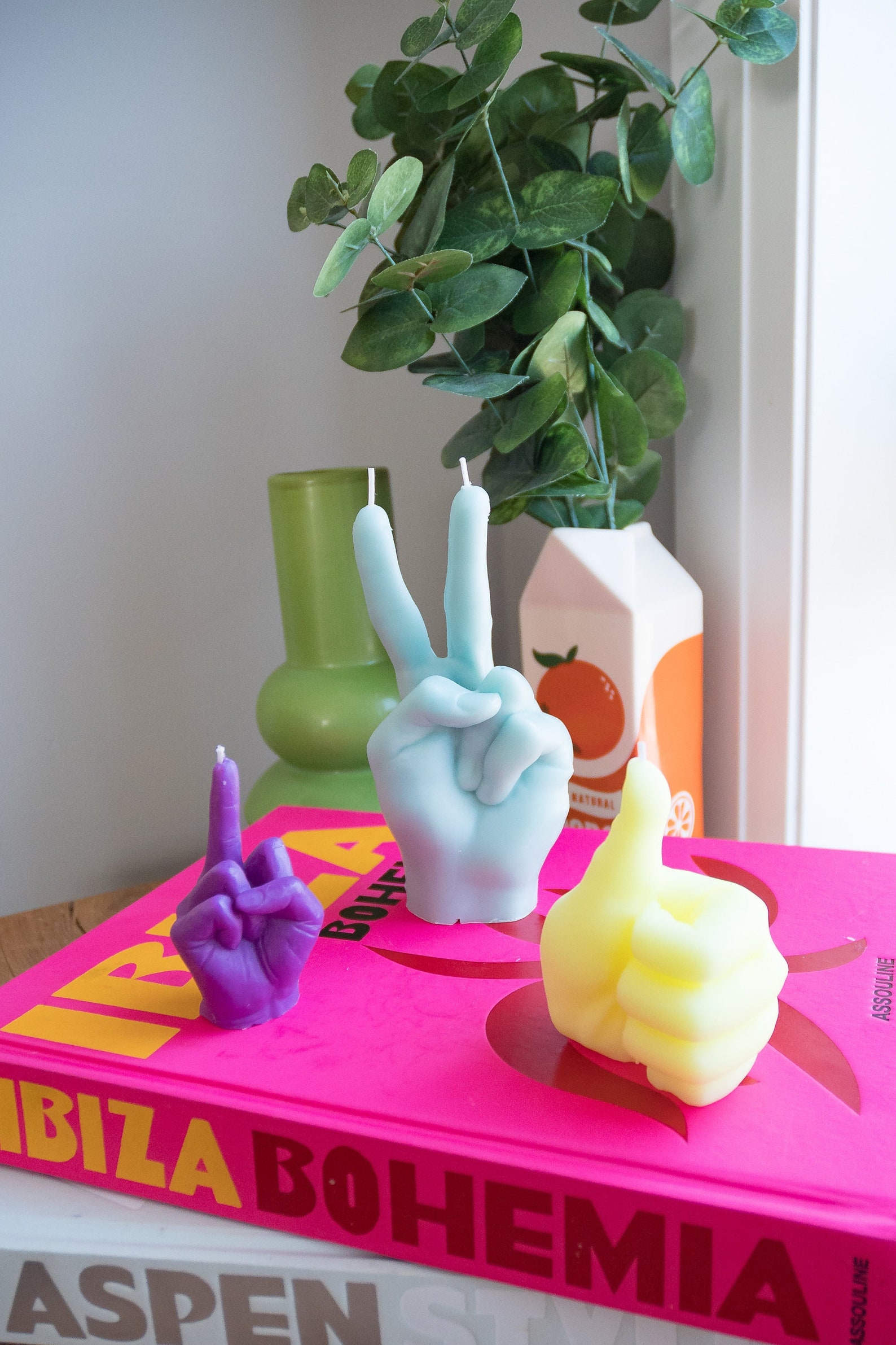 Peace Sign Candle / Hand Gesture / Peace Candle / Peace and - Etsy