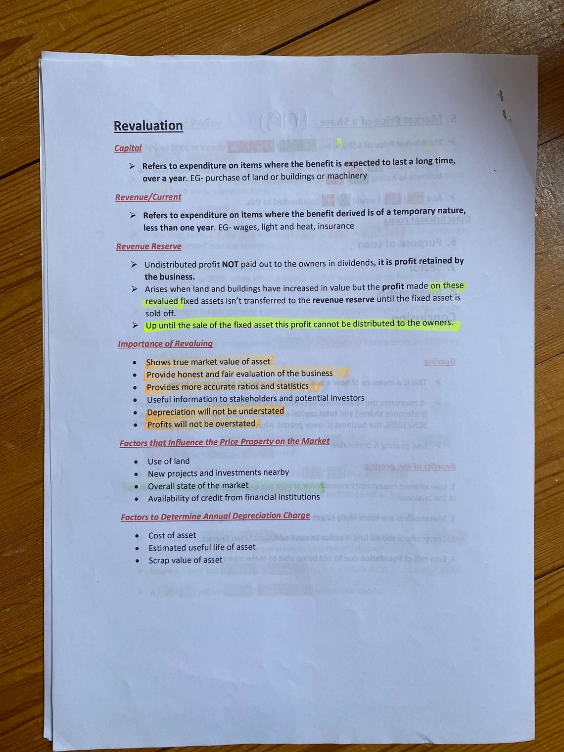 Leaving Cert H1 Accounting Theory Answers 2024 - Etsy