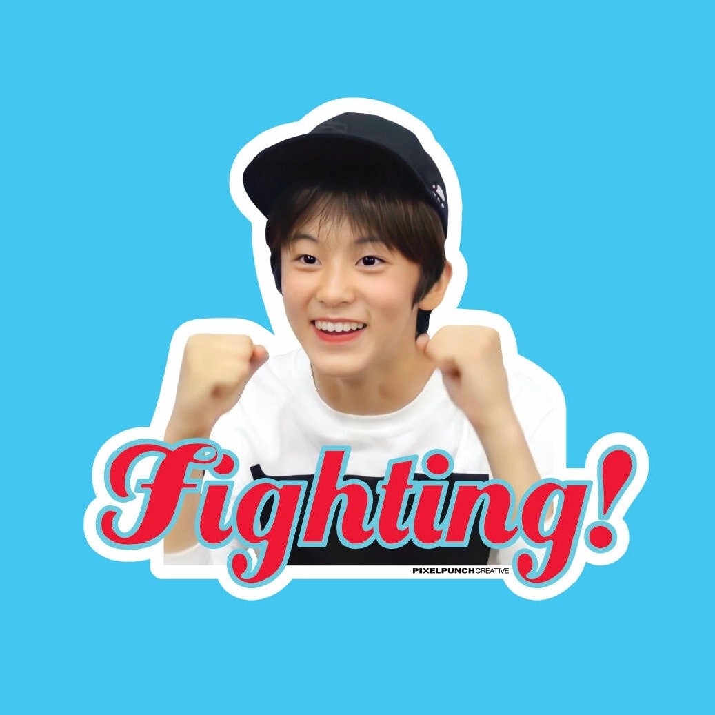 Mark Lee NCT 127 fighting Sticker - Etsy