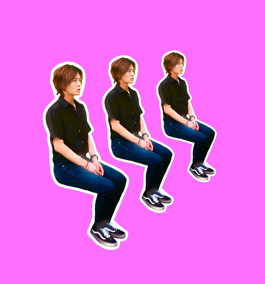Yuta NCT 127 3-pack “sit” Stickers - Etsy