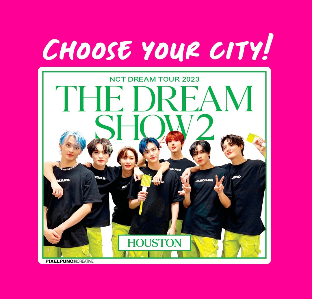 NCT Dream dream Show 2 Tour Sticker V2 Choose City - Etsy