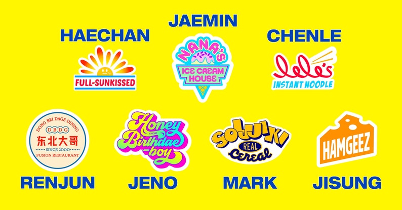 NCT Dream Grocery Store Replica Stickers - Etsy
