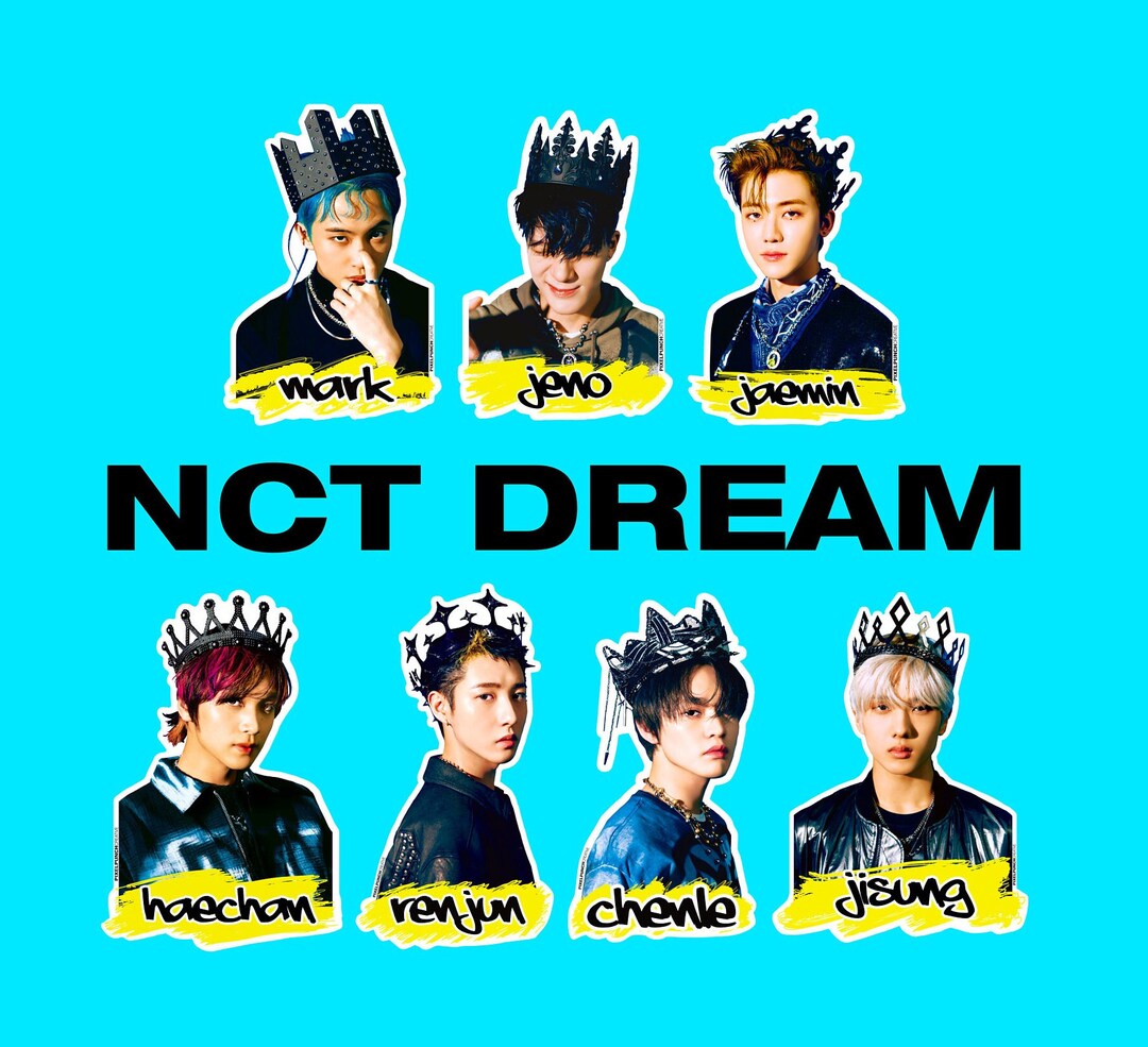 Individual NCT Dream beatbox Crowns Stickers - Etsy