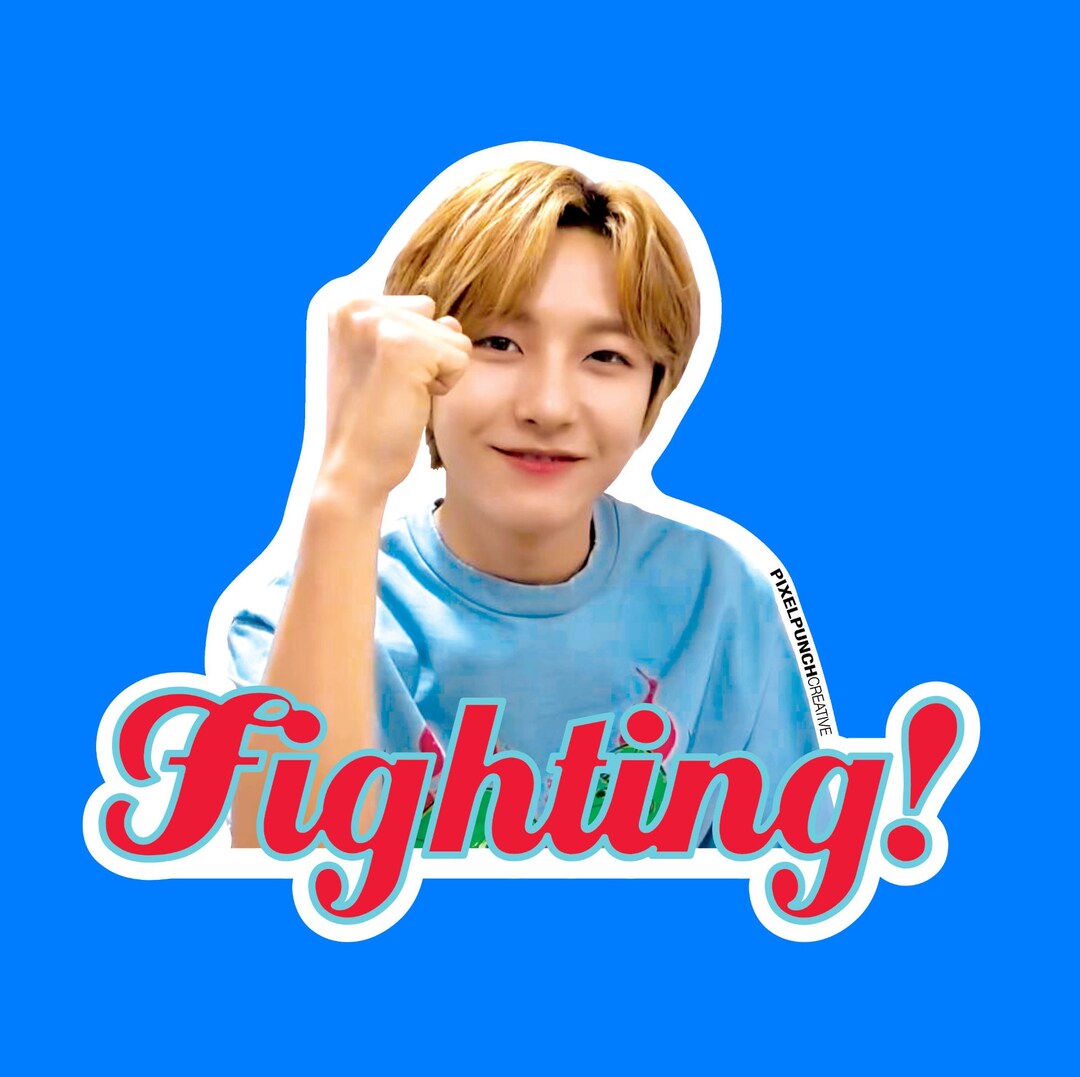 Renjun NCT Dream “fighting!” Sticker - Etsy