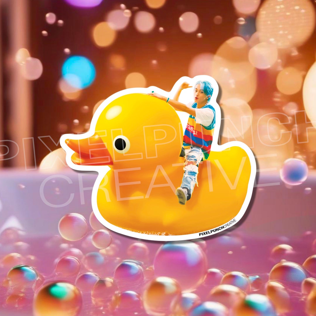 Mark Lee NCT Dream Best Friend Ever “duckie” Sticker - Etsy