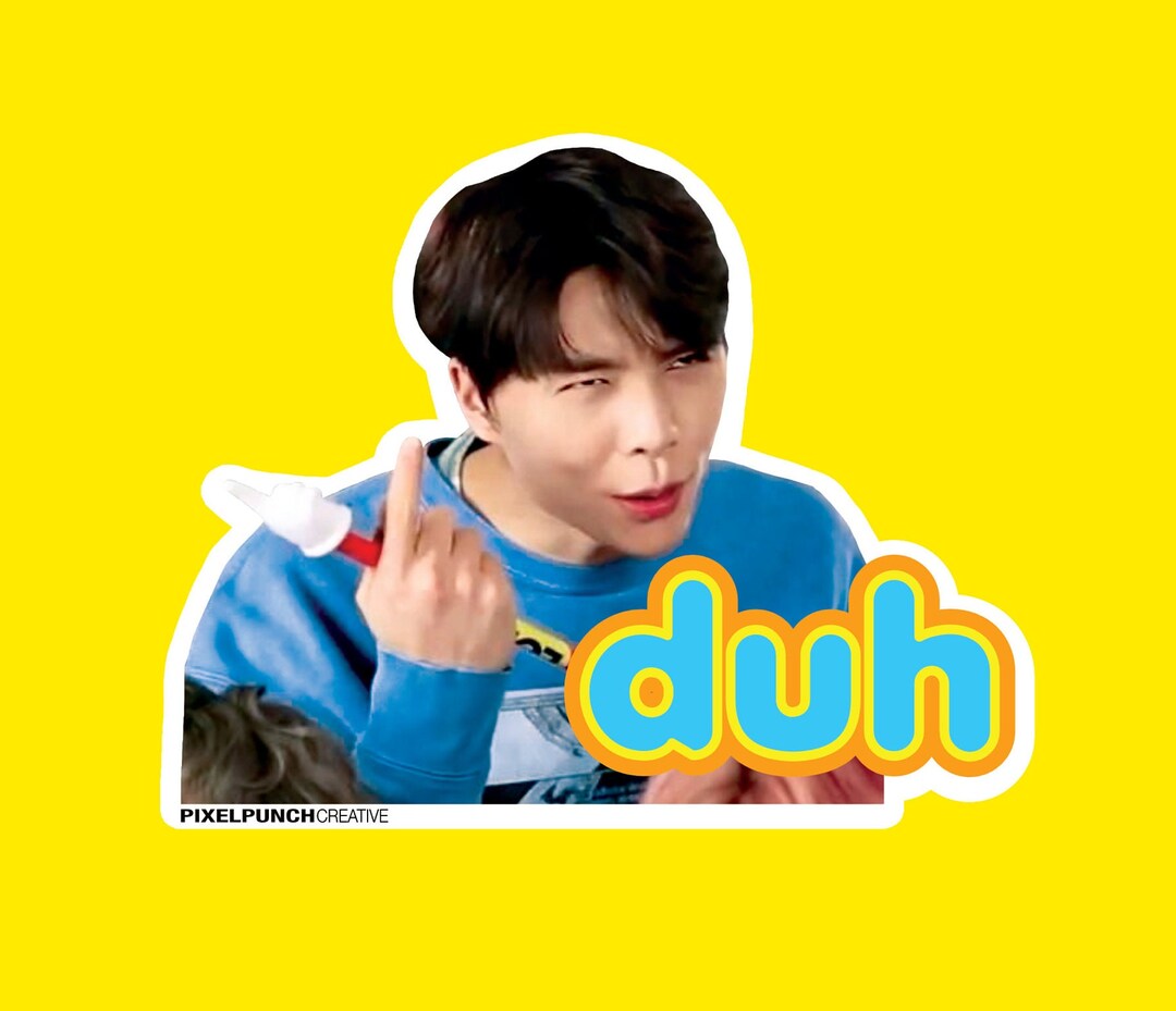 Johnny NCT 127 “duh” Sticker - Etsy