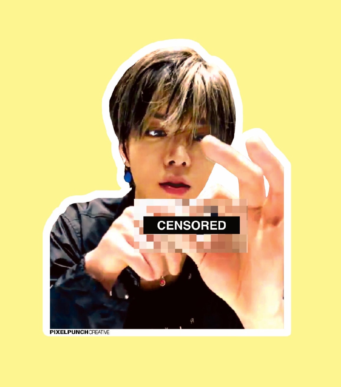 Yuta NCT 127 censored Sticker - Etsy