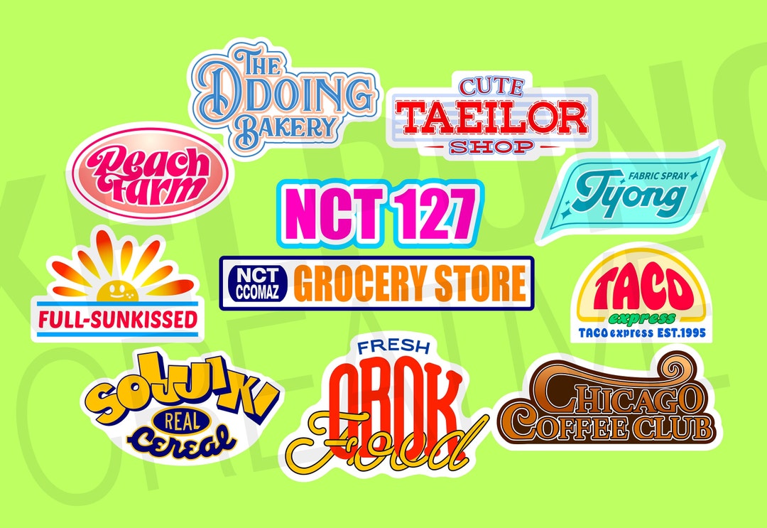 NCT 127 CCOMAZ Grocery Store Replica Stickers - Etsy