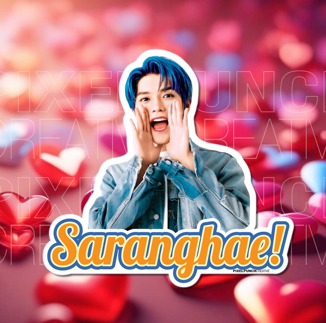 Taeyong NCT 127 “saranghae” Sticker - Etsy