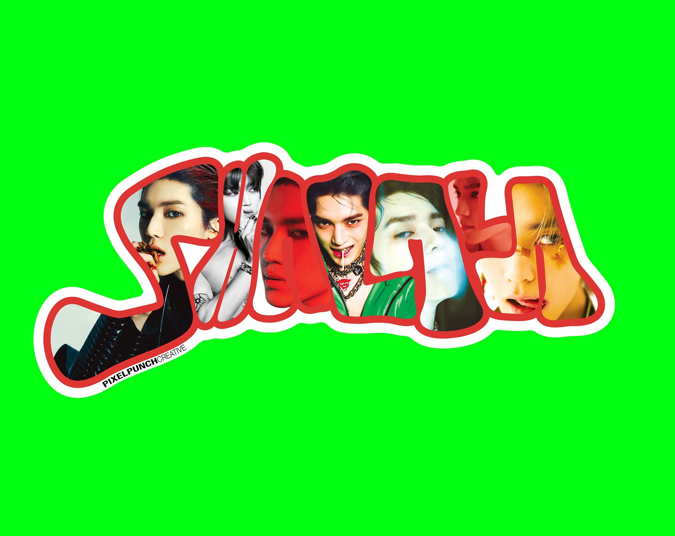 Taeyong NCT 127 Shalala multiplicity Sticker - Etsy