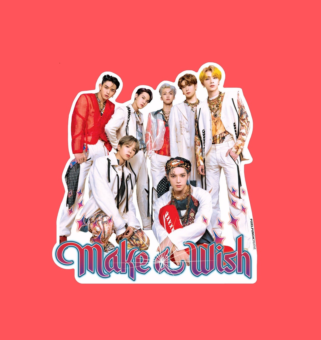 NCT U Make a Wish “red” Sticker - Etsy