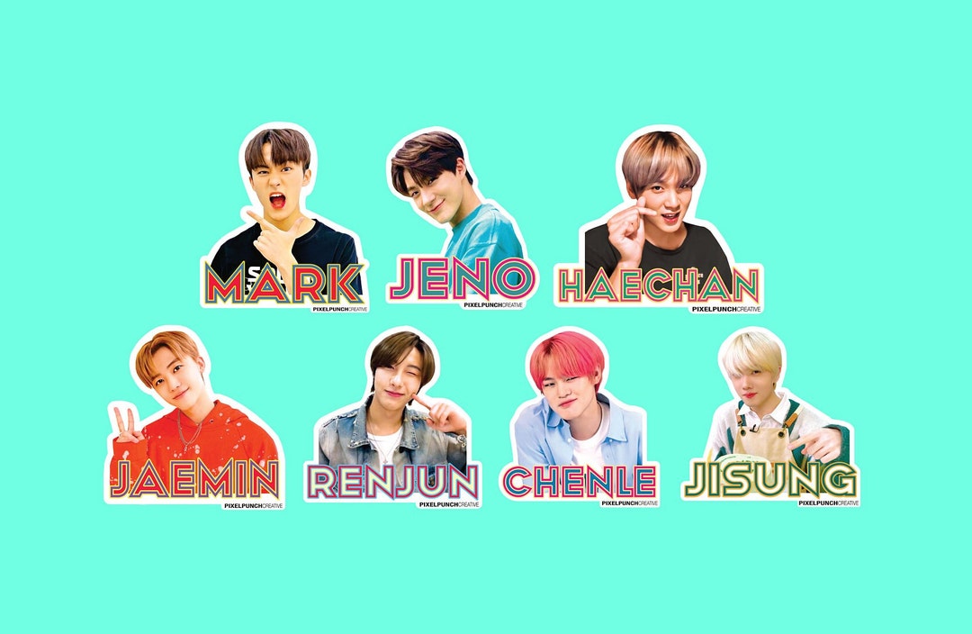 Individual NCT Dream named Portrait Stickers - Etsy