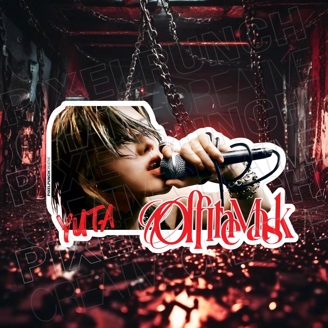 Yuta NCT 127 off the Mask “mic” Sticker - Etsy