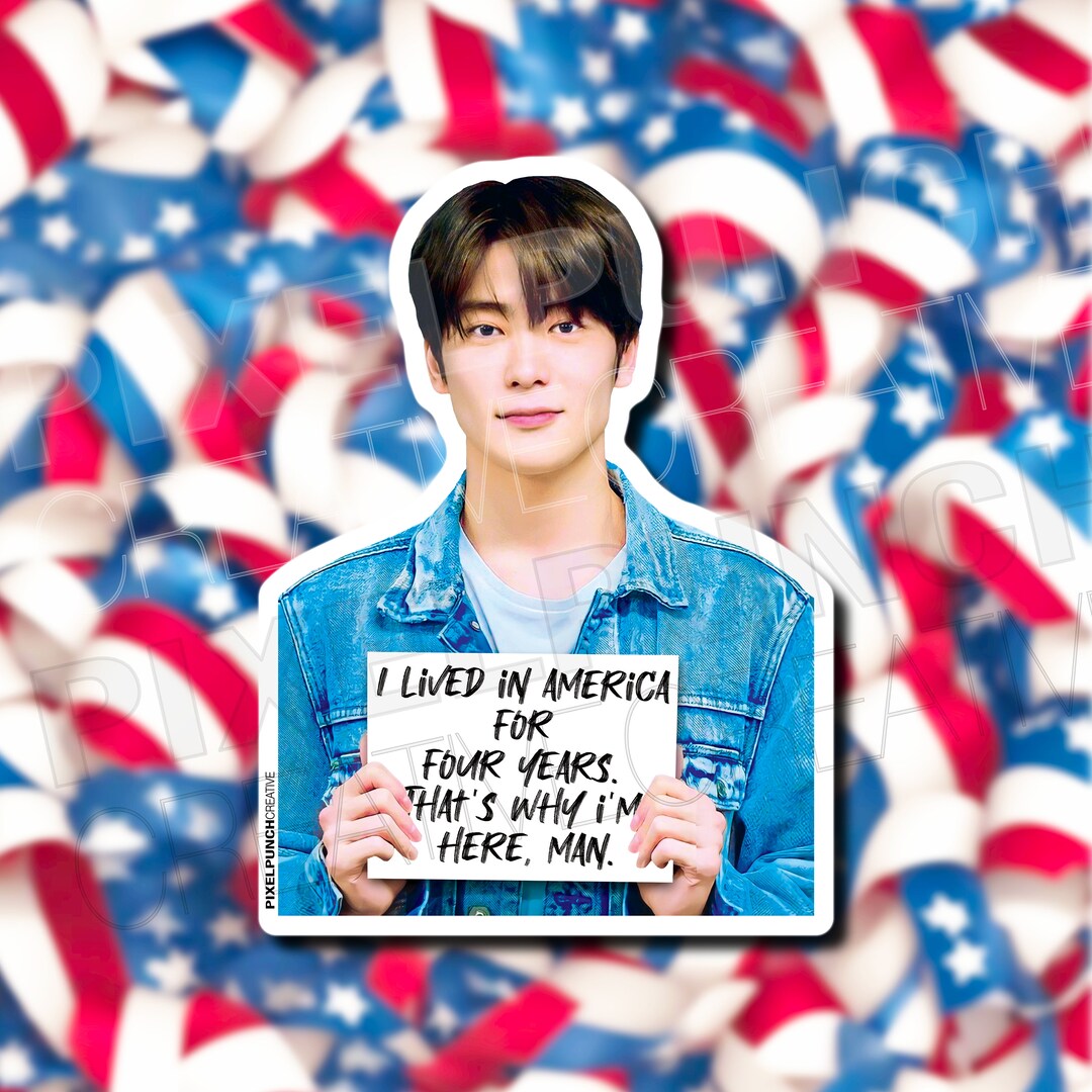 Jaehyun NCT 127 “america” Sticker - Etsy