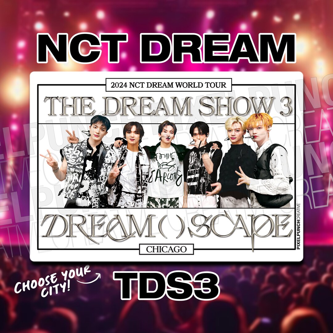 NCT Dream the Dream Show 3 “TDS3 V1” Tour Sticker - Etsy