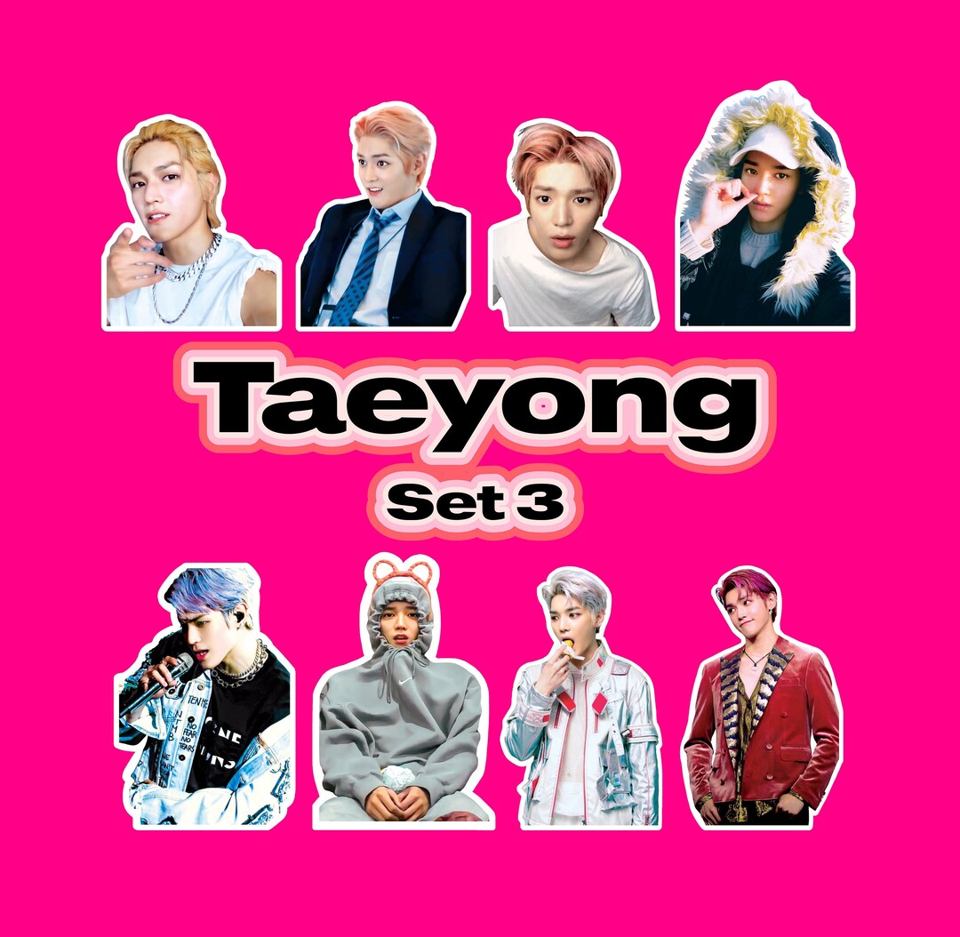 Taeyong NCT 127 photos: Set 3 Individual Stickers - Etsy