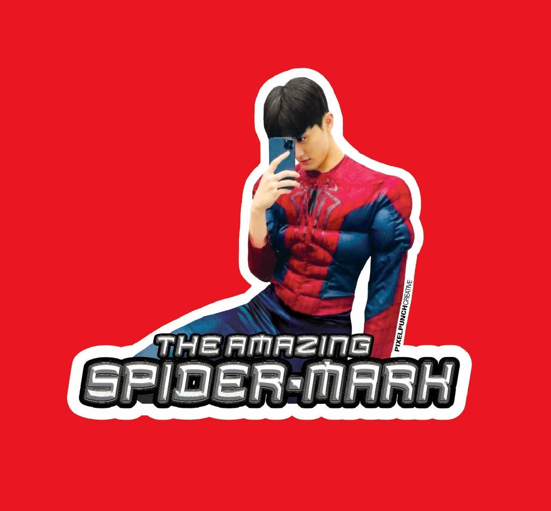 Mark Lee NCT 127 spidermark Sticker - Etsy