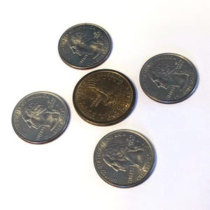 Collectible Year 2000 QUARTERS Set of 4 USA 25 CENTS American Coin ...