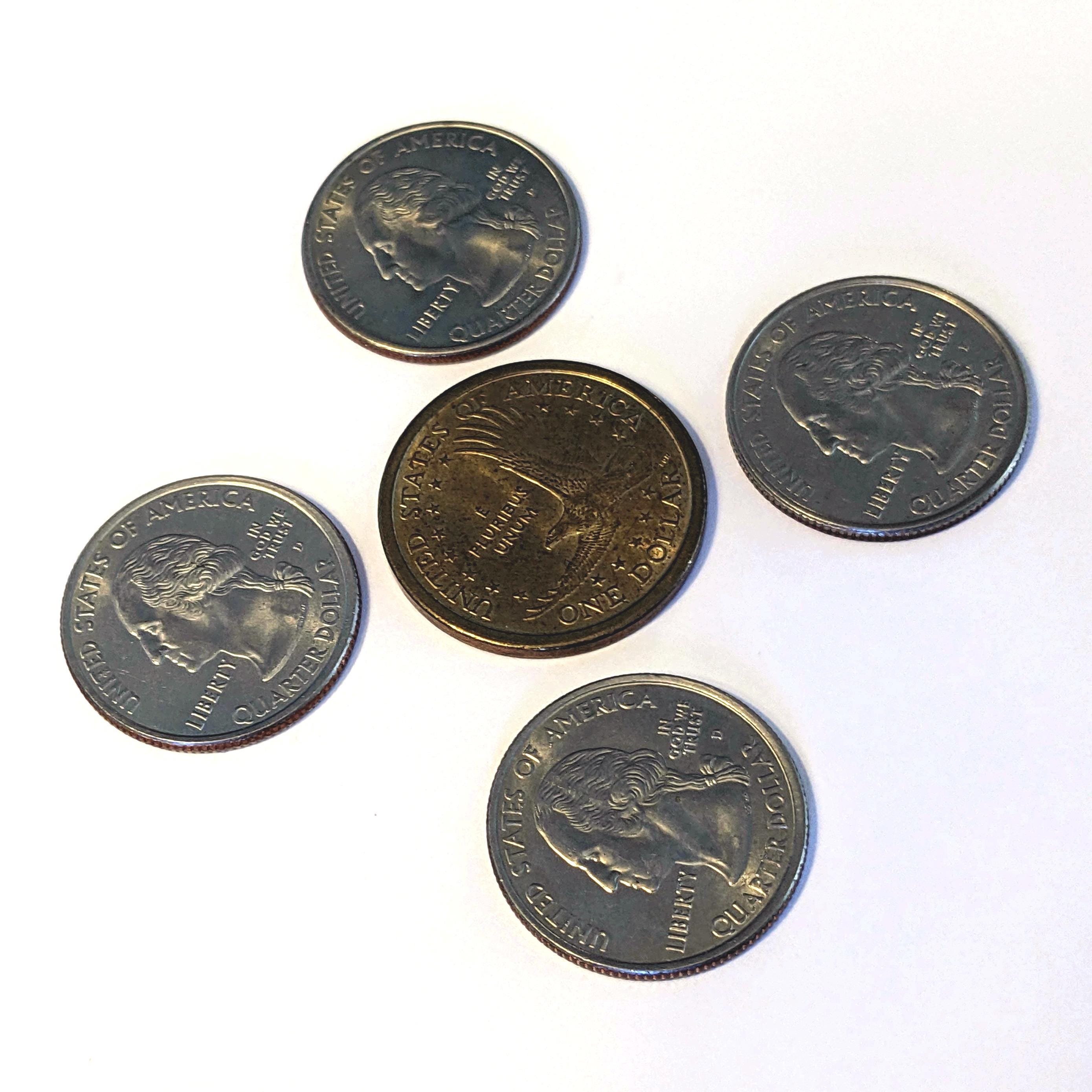 Collectible Year 2000 QUARTERS Set of 4 USA 25 CENTS American Coin ...