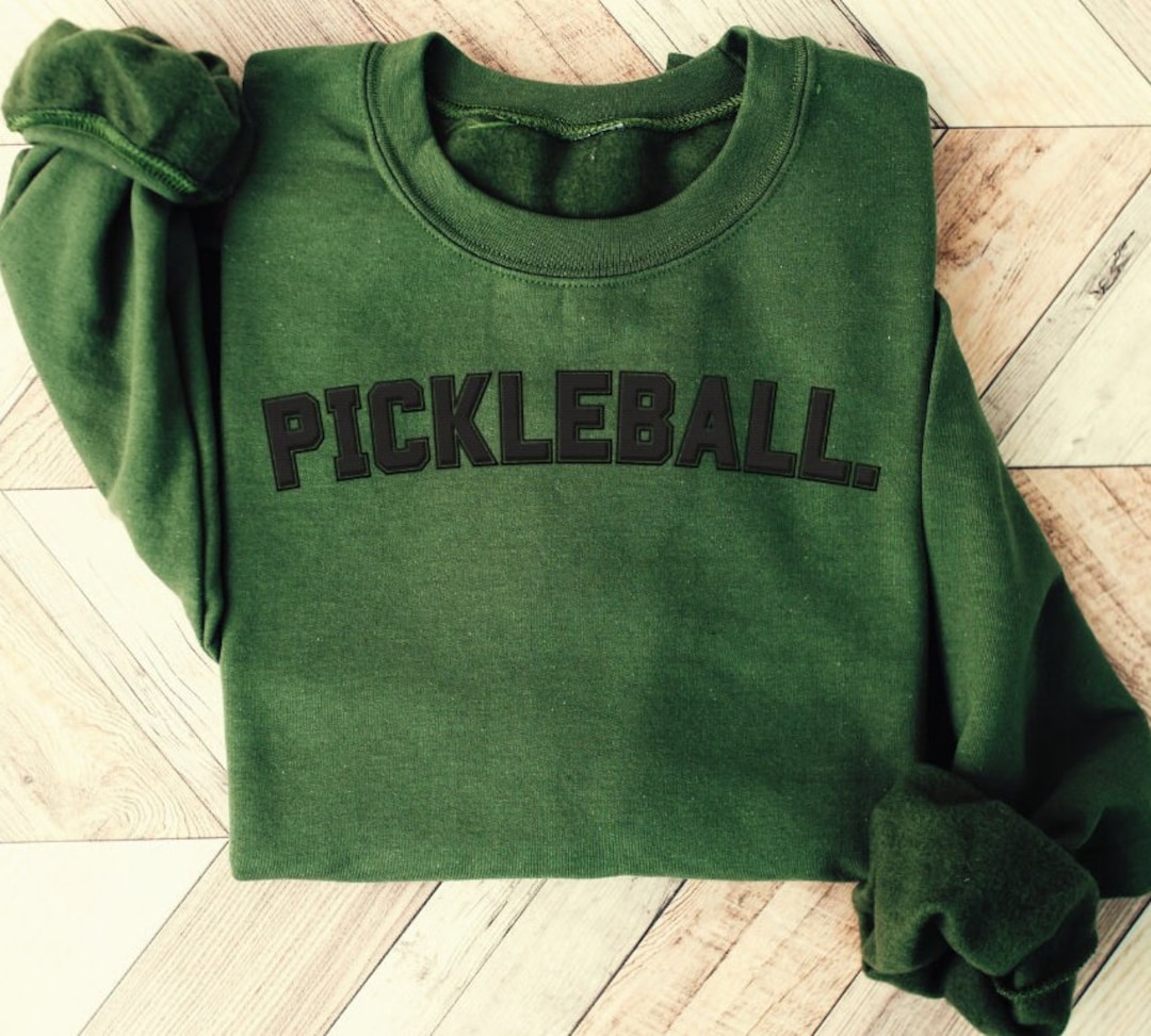 Pickleball Embroidered Sweatshirt, Pickleballer, Pickleball Sweater ...