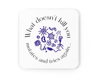 What Doesn't Kill You Mutates and Tries Again Sticker, Funny Science ...