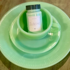 Jadeite Paint-set of 2 Jars-jadeite Liquid Paint-jadeite Colored Paint ...