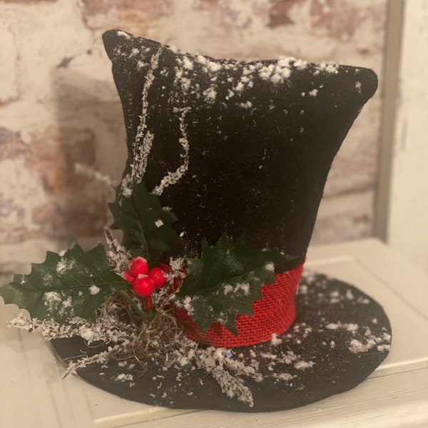 Snowman Top Hat - Etsy