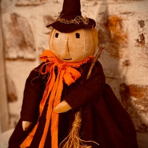 Primitive Witch Doll- Farmhouse Witch-handmade Witch - Country Witch ...