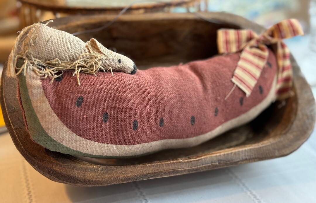 Primitive Watermelon With Mouse- Primitive Watermelon Hanger-watermelon ...
