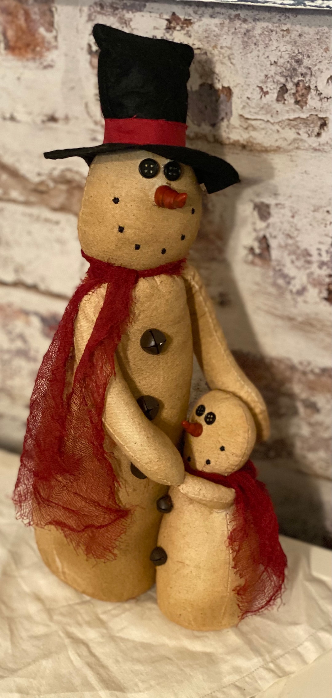 Primitive Snowman Handmade Snowman Primitive Snowman Doll snowman and ...