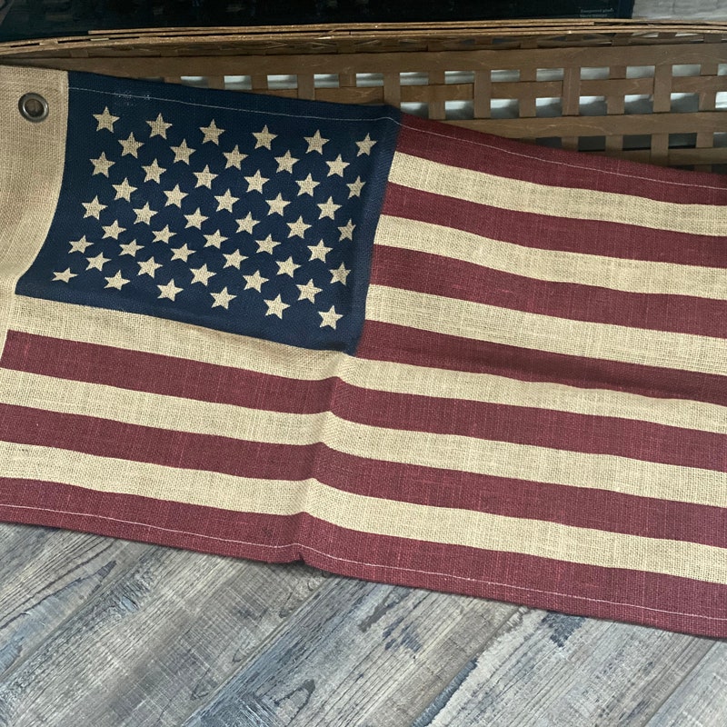 Tea Stained Flag - Etsy