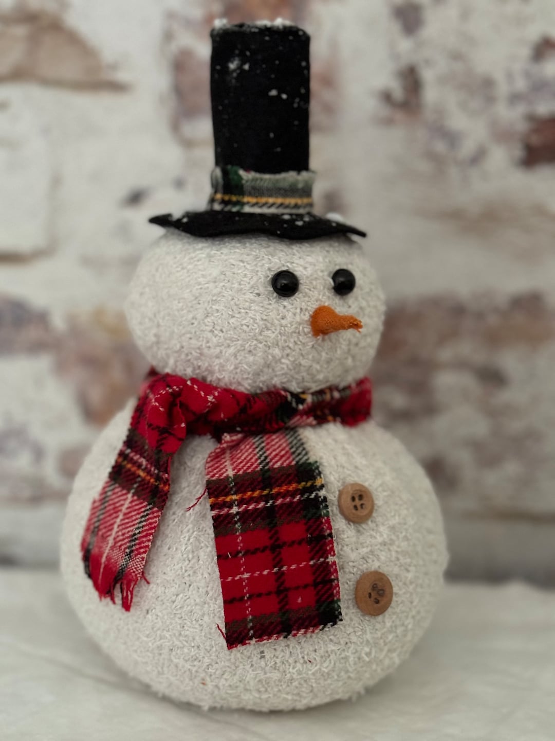 Handmade Snowman-farmhouse Snowman- Primitive Snowman- Handmade Snowman ...
