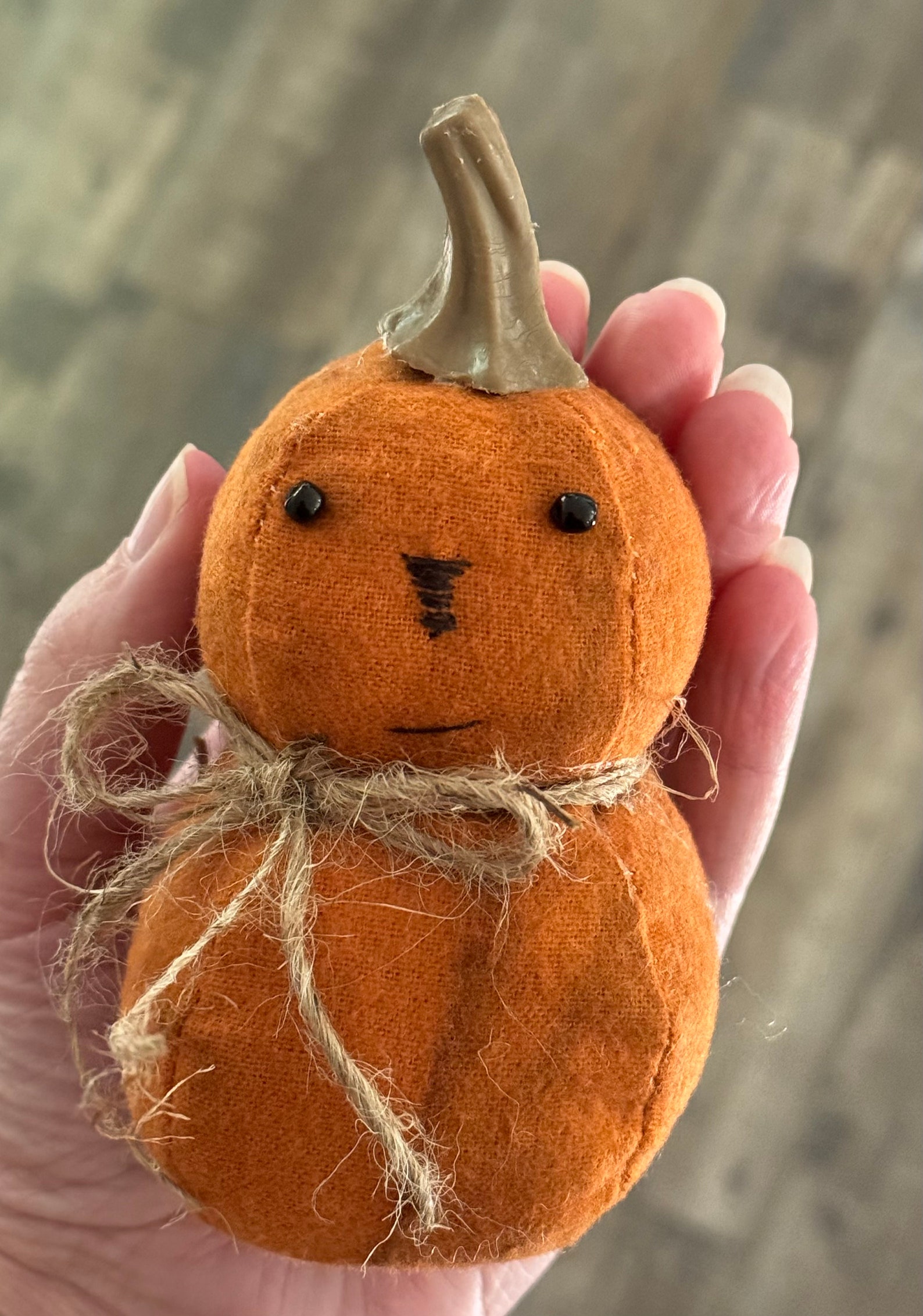 Primitive Pumpkin Little Primitive Pumpkin Doll Farmhouse Pumpkin Doll Pumpkin Decor Fall ...