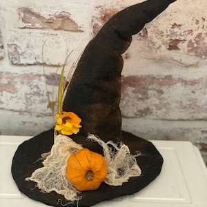 Primitive Witches Hat Handcrafted Witches Hat Decor - Etsy