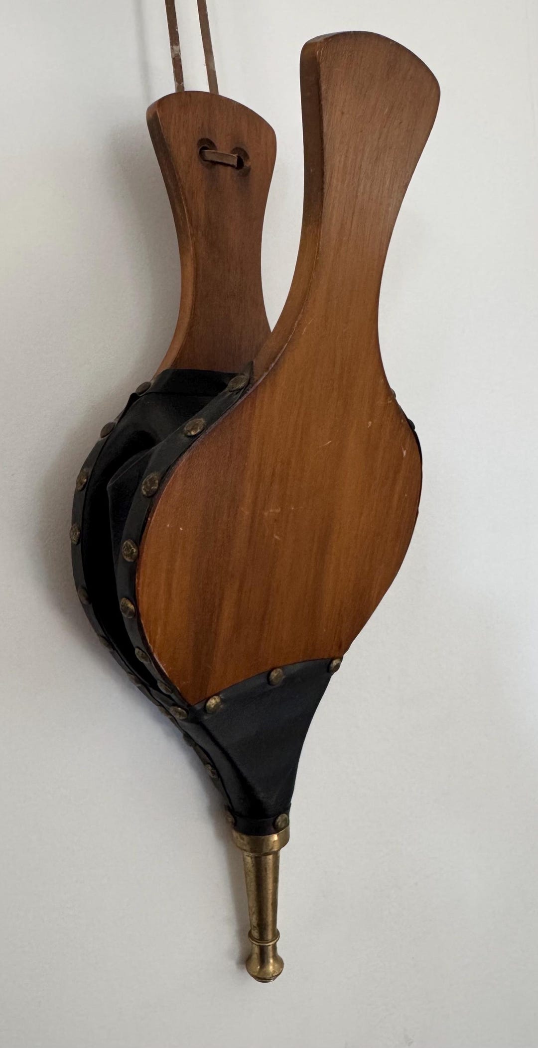 Vintage Fireplace Bellow- Vintage Woodstove Blower- Primitive Fireplace ...