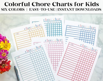 Printable Camo Chore Charts | Kids Chore Chart | Responsibility Chart ...
