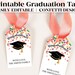 Printable Graduation Gift Tags | Editable and Easy to Personalize ...