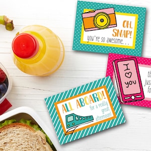 Over 100 Printable Lunch Box Notes | Lunch Box Cards | Lunch Notes | No ...