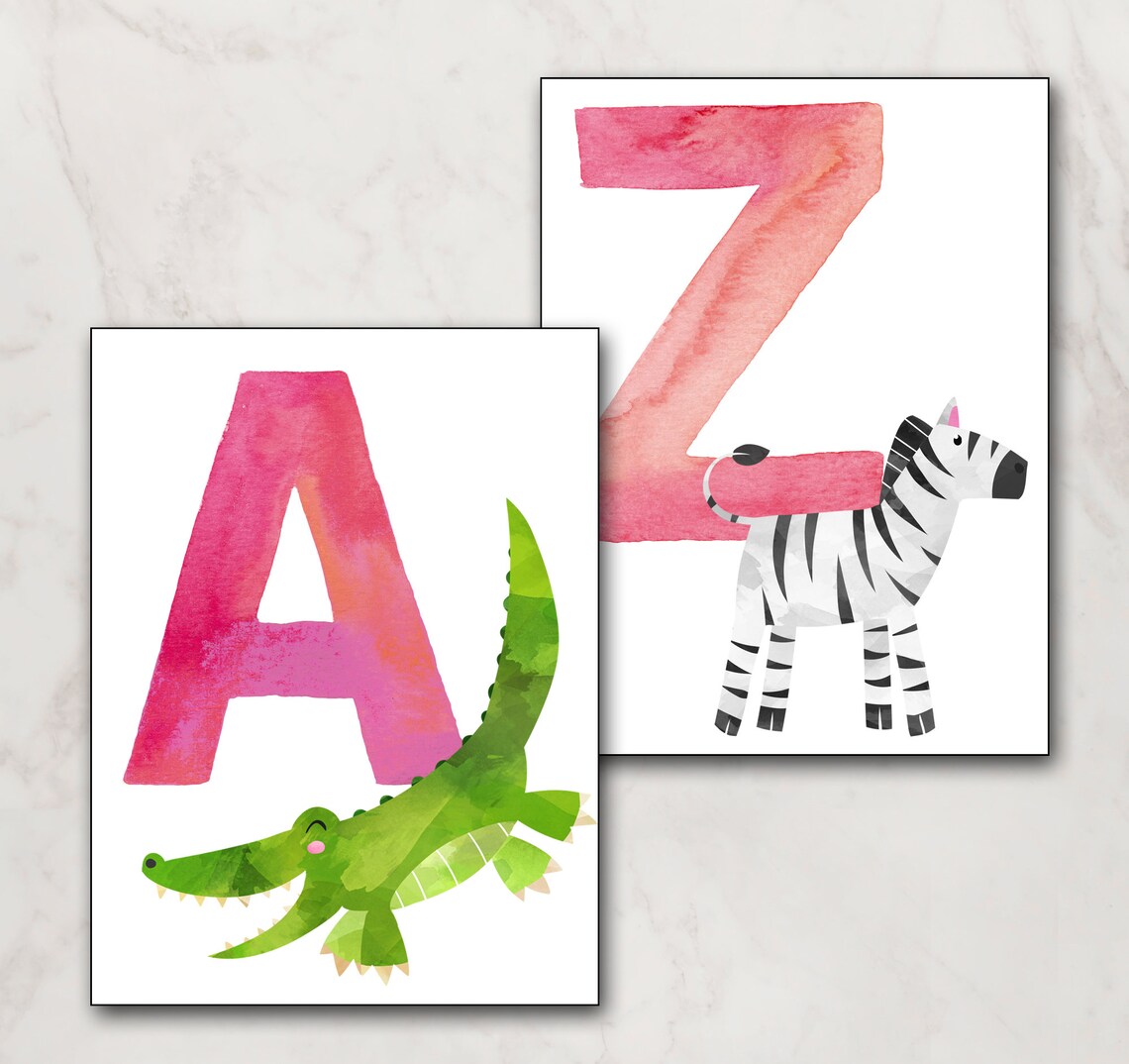 Printable Flash Cards for Kids | Animal Alphabet Cards | Toddler Flash ...