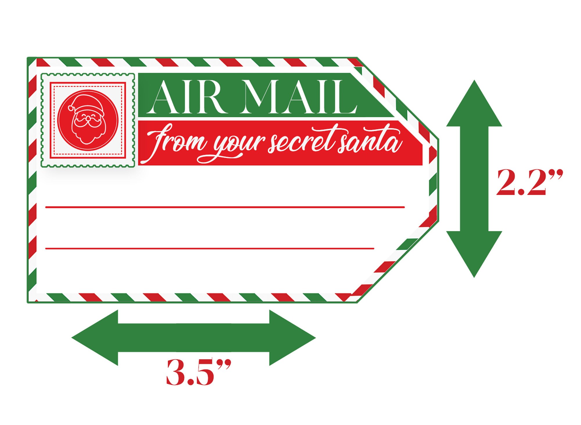 Printable Secret Santa Christmas Gift Tags | Printable Gift Tags ...