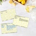 Editable & Printable Recipe Cards With Watercolor Lemon Design Instant ...