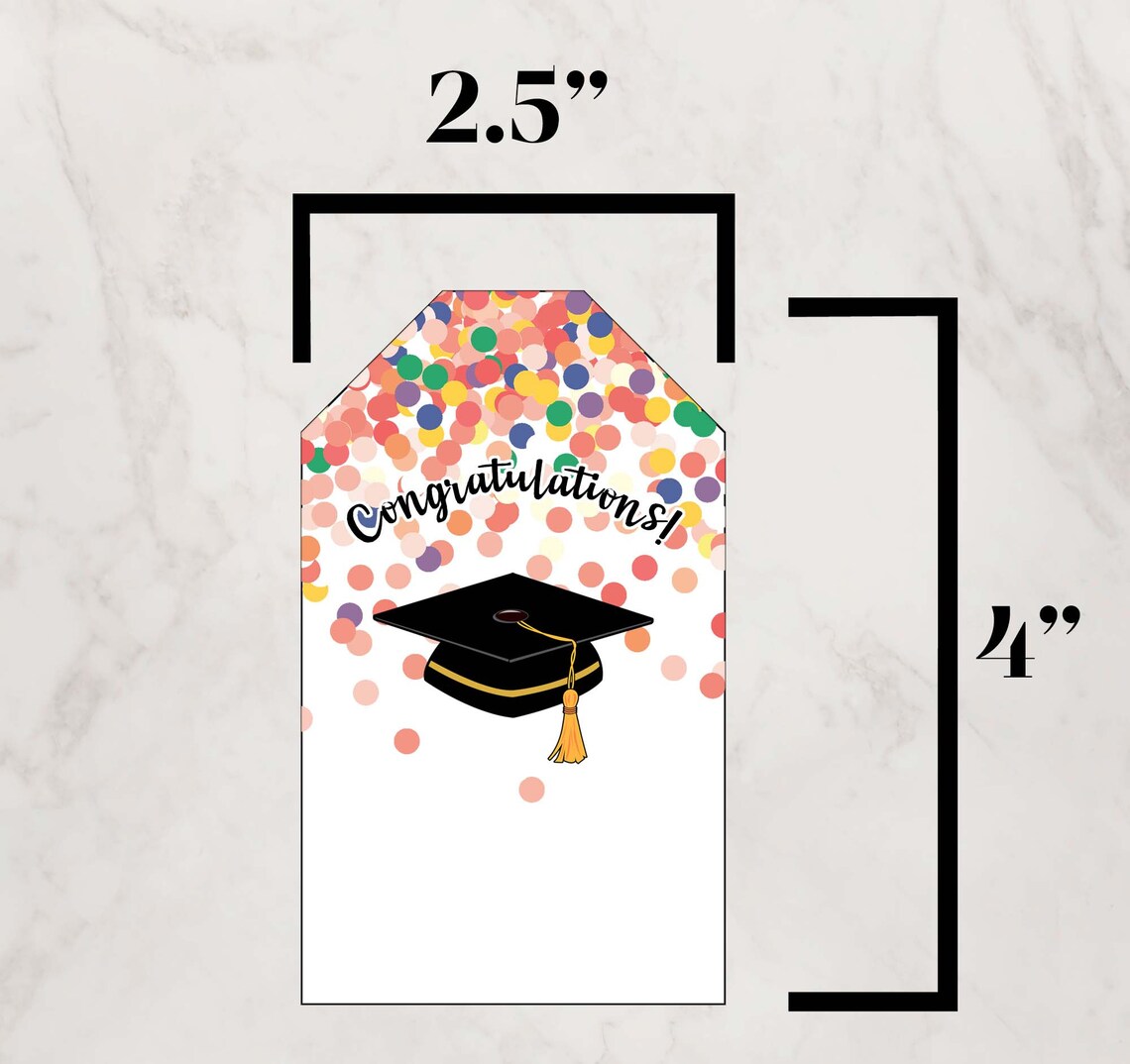 Printable Graduation Gift Tags Editable and Easy to Personalize Instant ...