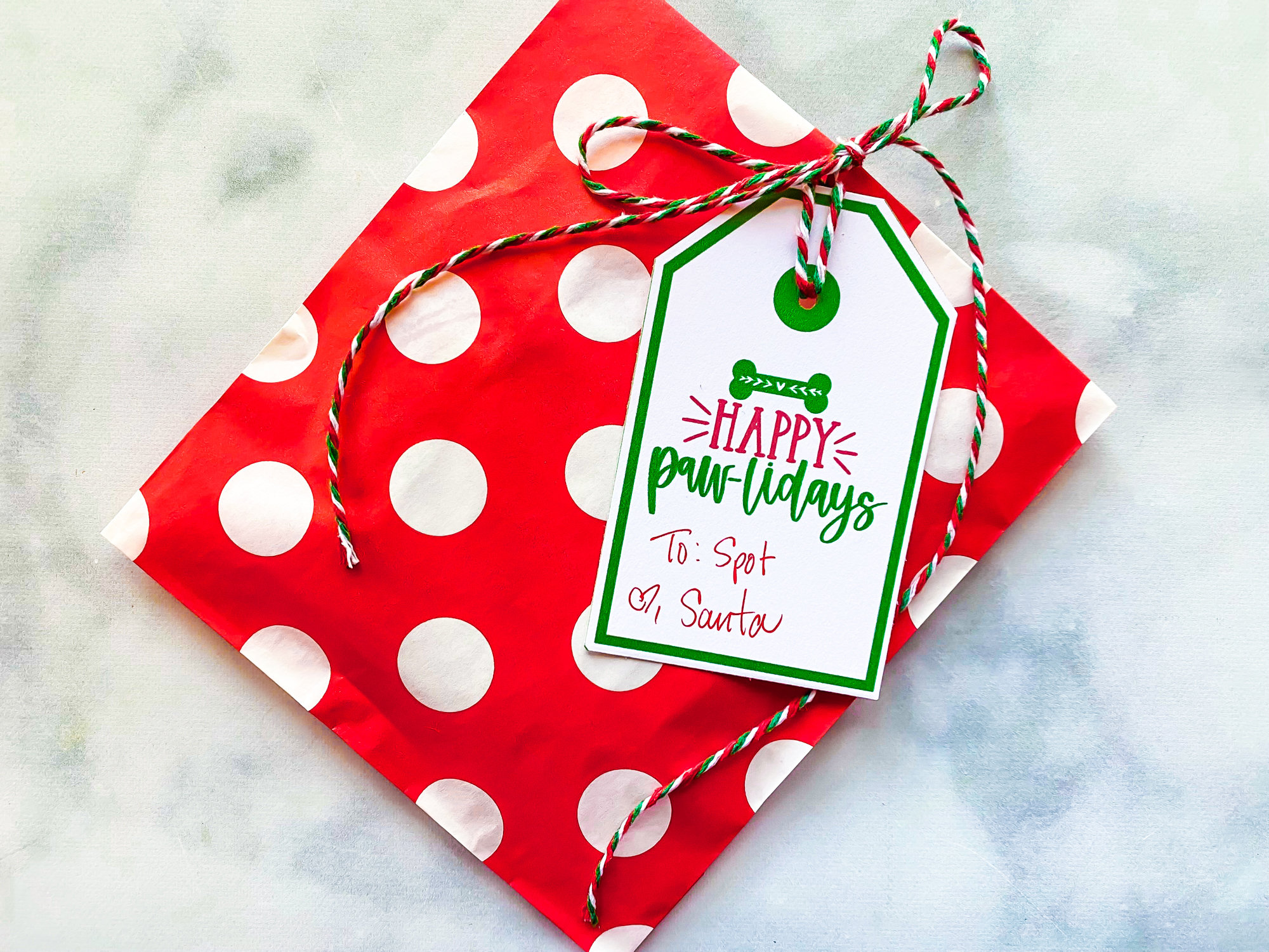 Pet Gift Tags | Printable Christmas Tags for Pet Gifts | Holiday Gift ...