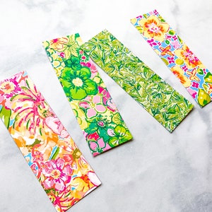 Preppy Printable Bookmarks With Fun Floral Tropical Design | Aesthetic ...